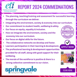 ETI Inspection Commendations