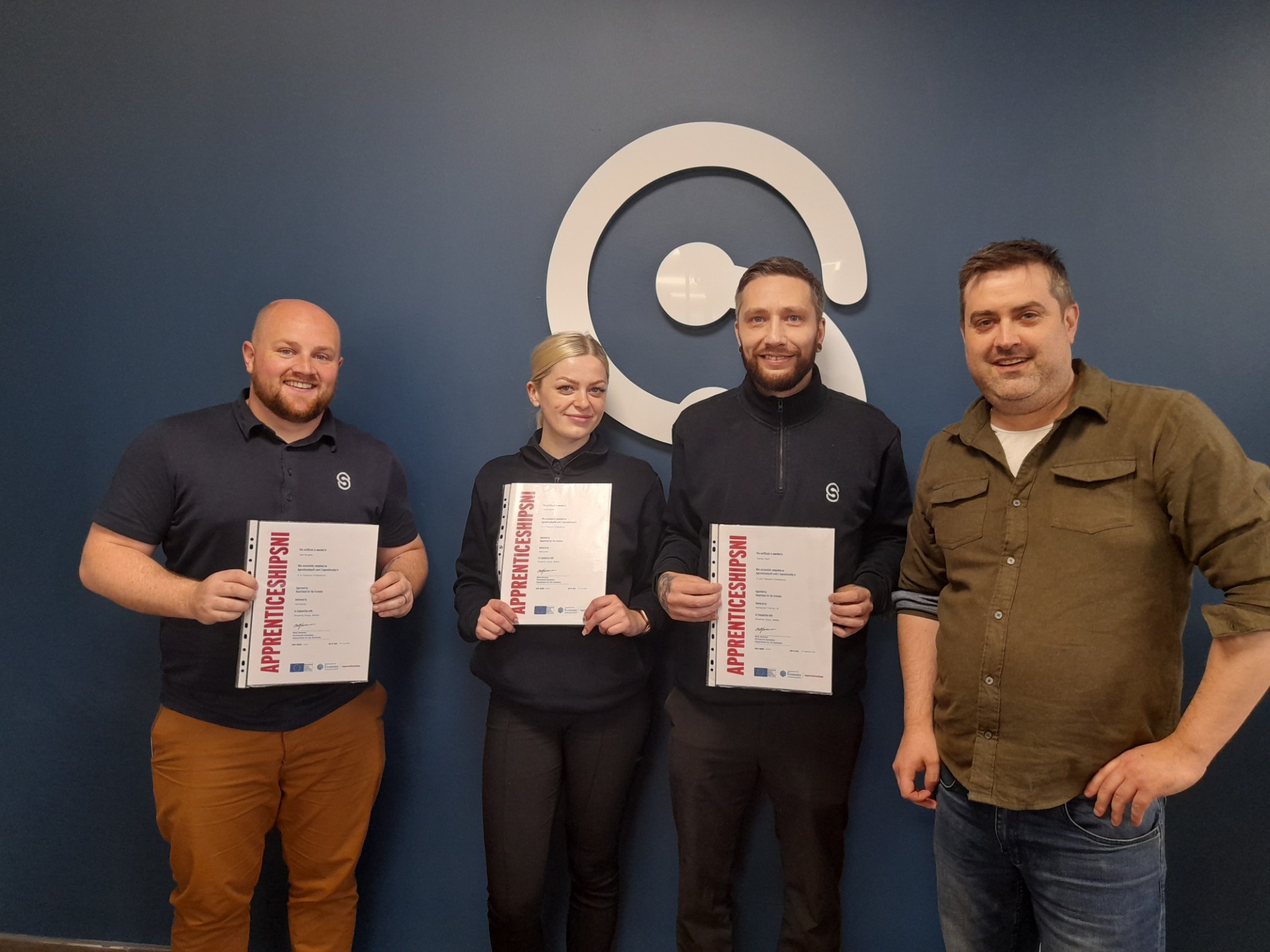 Simplicity Group celebrate the success of the Apprentices